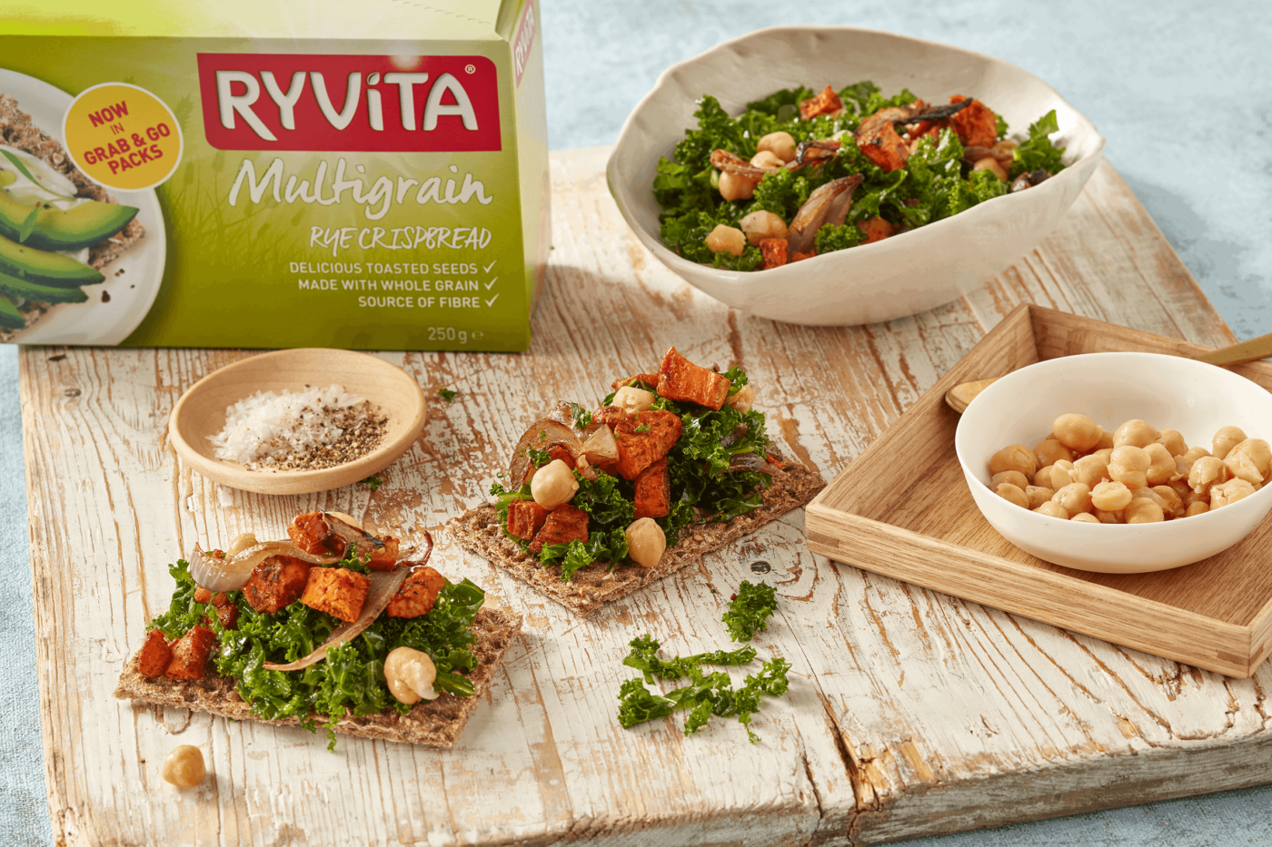 Kale and sweet potato salad - Ryvita